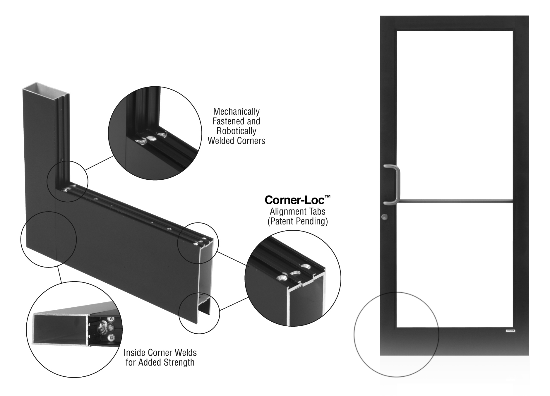 CRL-U.S. Aluminum Introduces New Patent Pending Corner-Loc® Corner ...