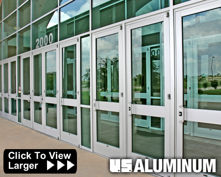 United States Aluminum: Entrances: Durafront Series 850 Wide Stile Door