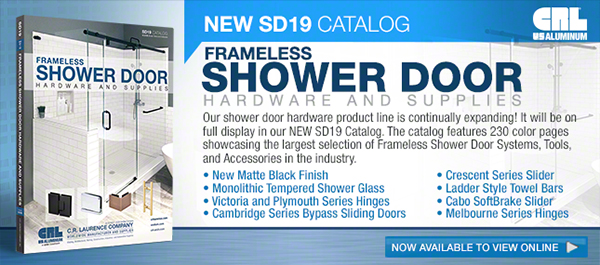 CRL Frameless Shower Door Hardware e-News